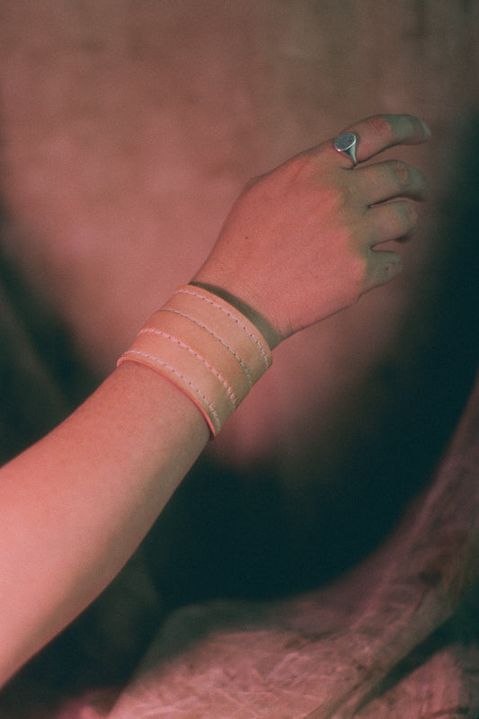 WIDE STITCH BRASS CUFF – Noah Marion